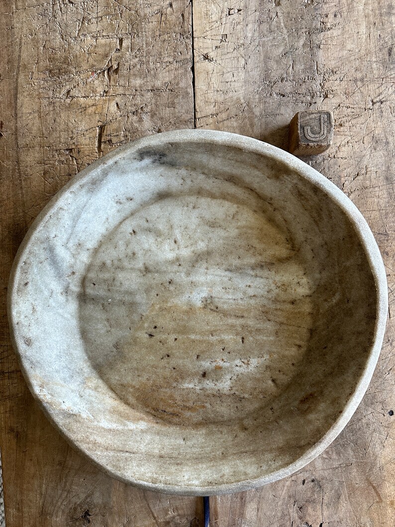 Large Antique Marble Trays - Etsy