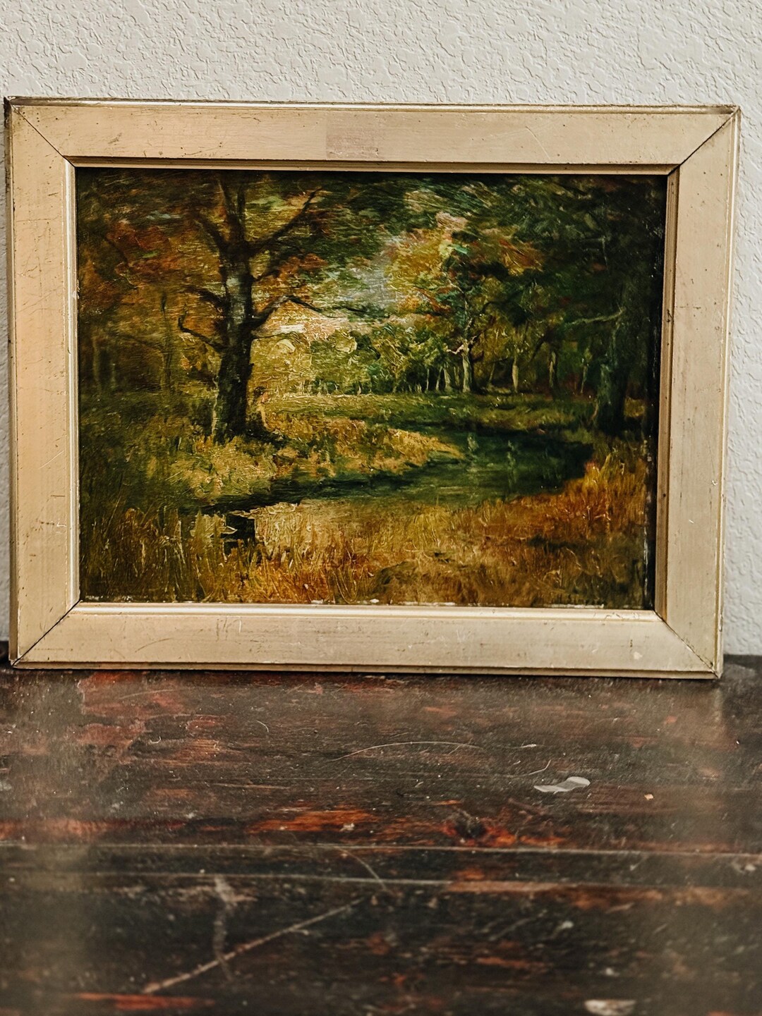 Original Mid Century English Oil Painting by H. Simpson - Etsy