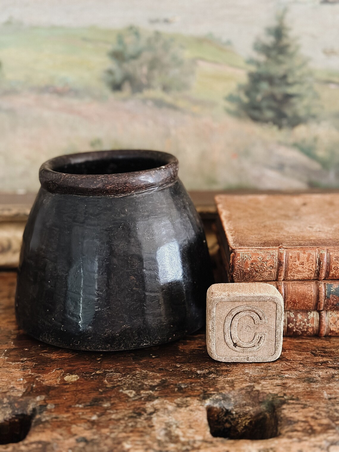 Vintage Stone Pickle Pots - Etsy