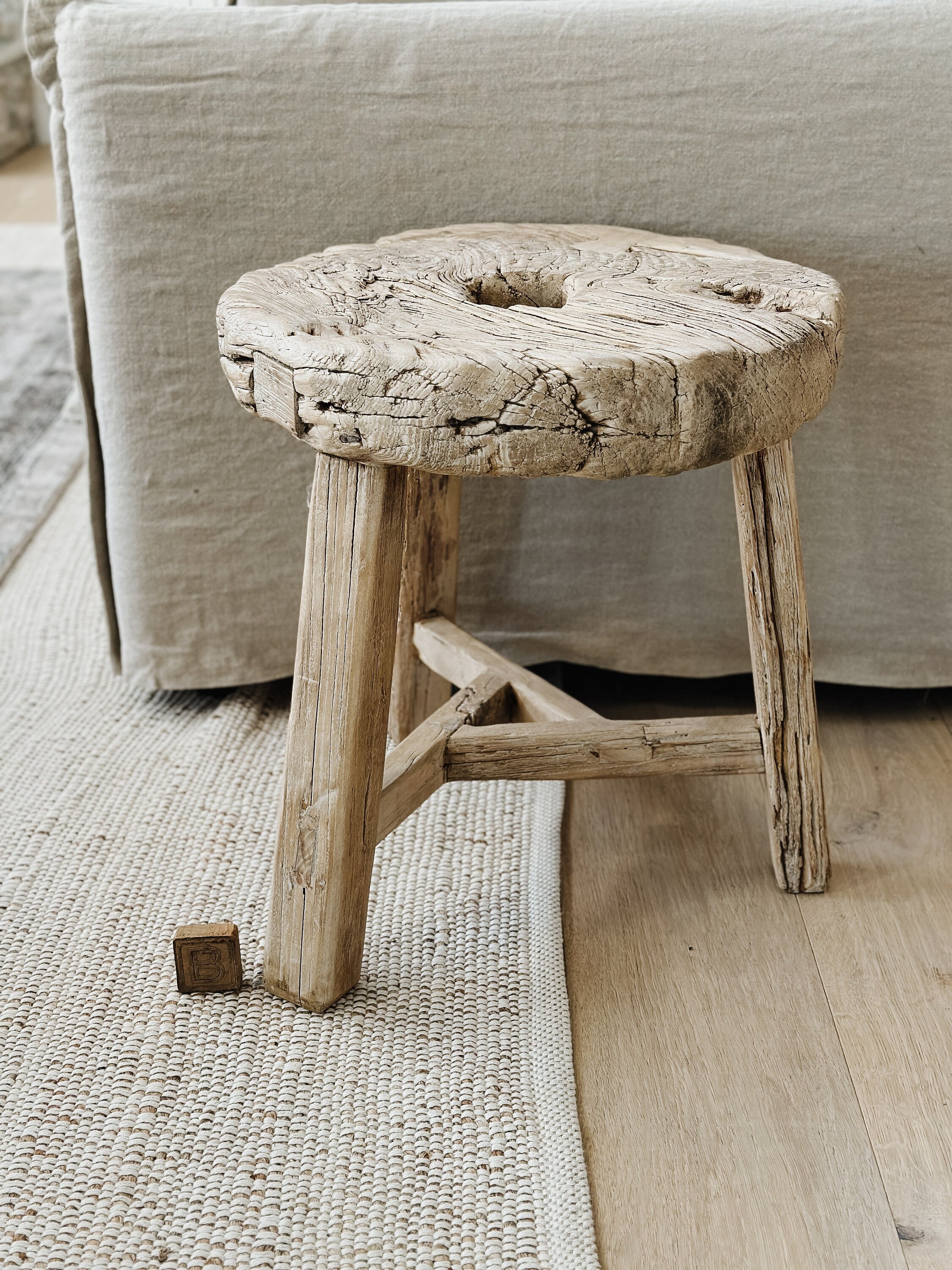 Antique Elm Wheel Cog Side/end Tables - Etsy