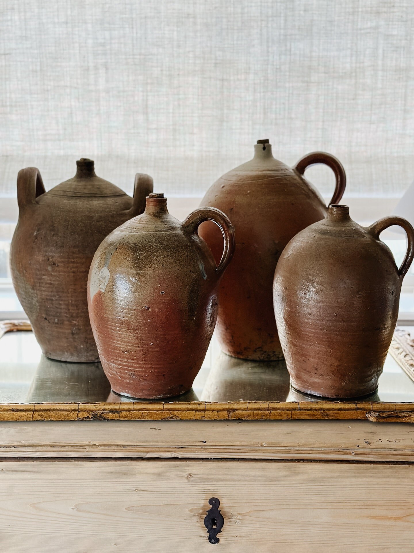 Antique French Provincial Earthenware Jugs and Pots - Etsy