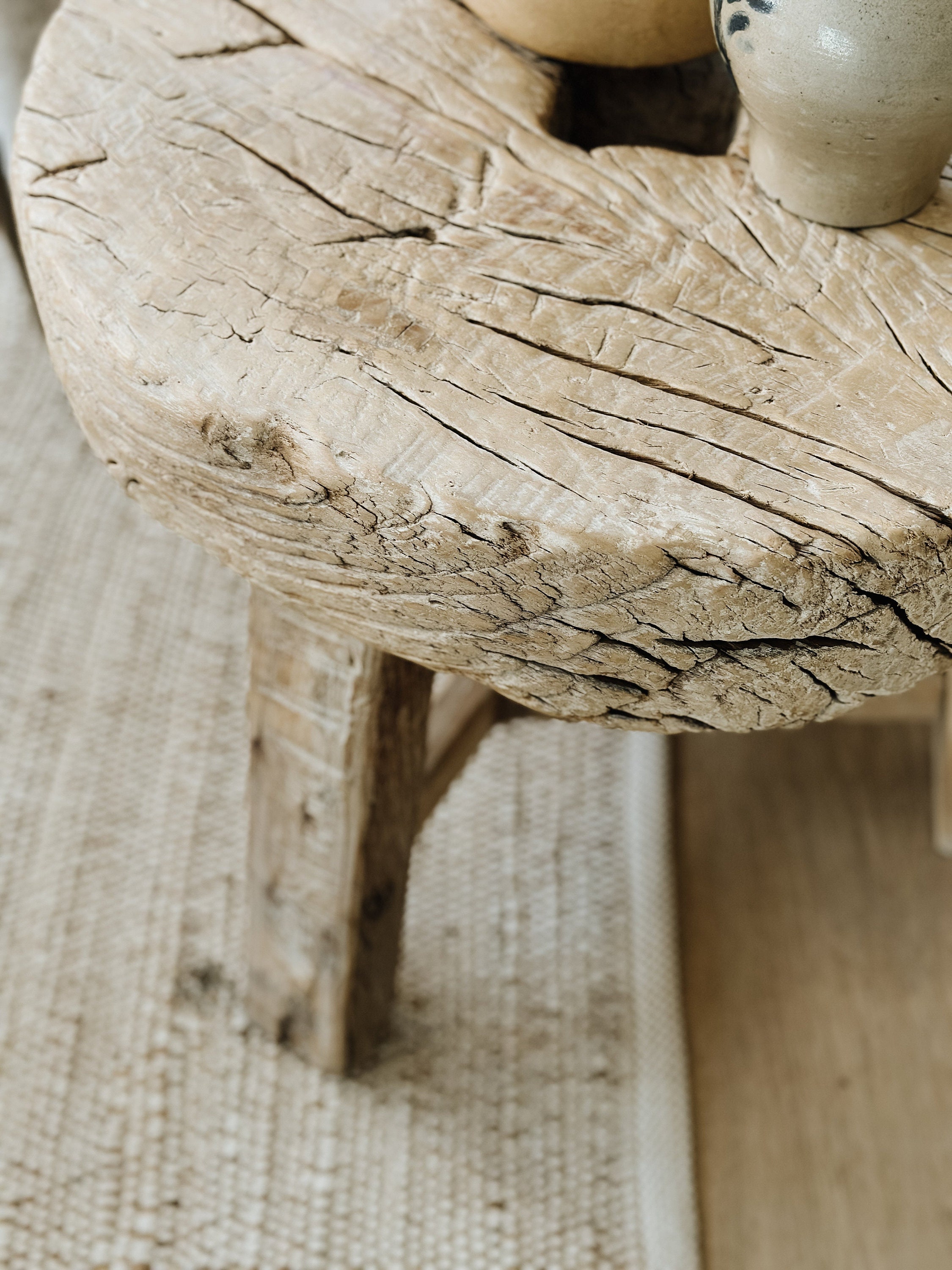 Antique Elm Wheel Cog Side/end Tables - Etsy