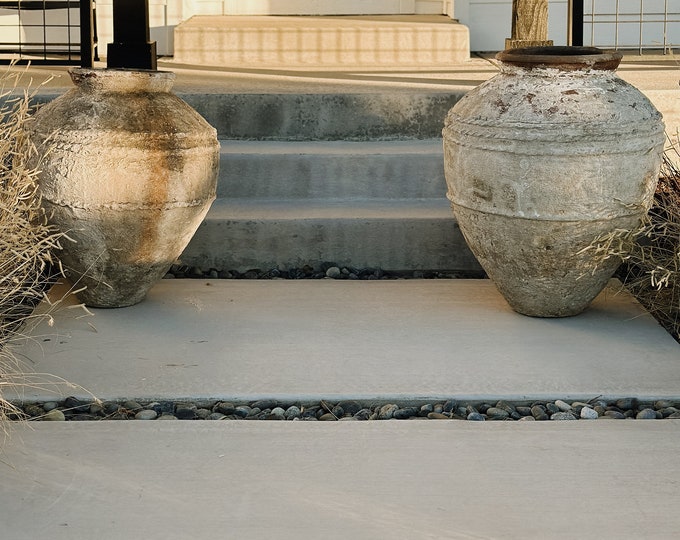 Extra Large Vintage Clay Pots - Etsy