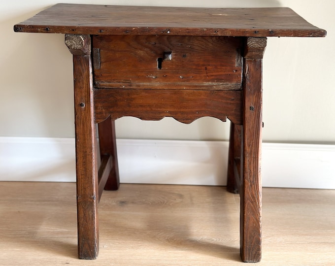 Antique Spanish End Table - Etsy
