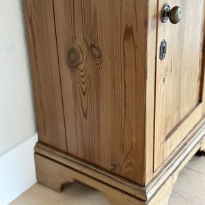 Antique English Pine Side Table/nightstand - Etsy
