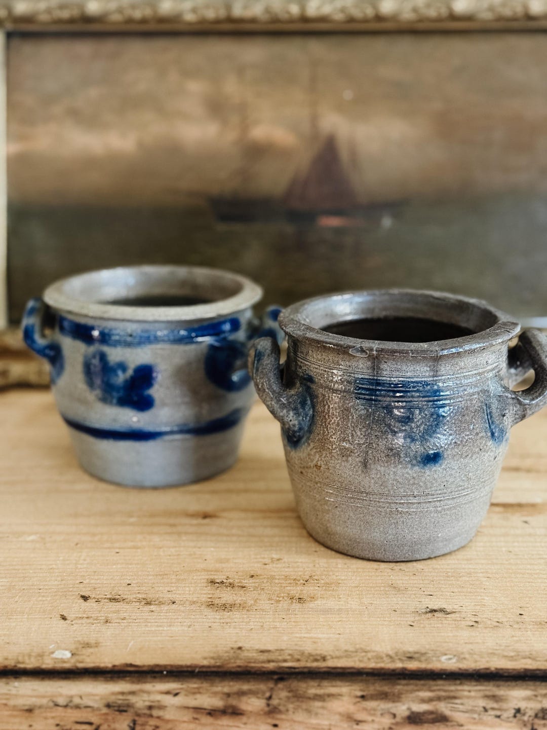Antique French Alsacian Pots - Etsy