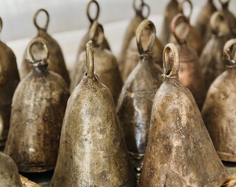 Large Antique African Cow Bells Vintage Bells Primitive Decor Wabi Sabi ...