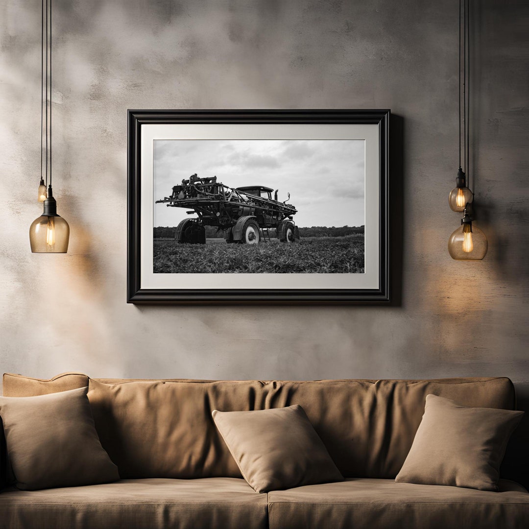 Farming Tractor No. 1 Rustic Photography - Printable Fine Art - DIGITAL ...