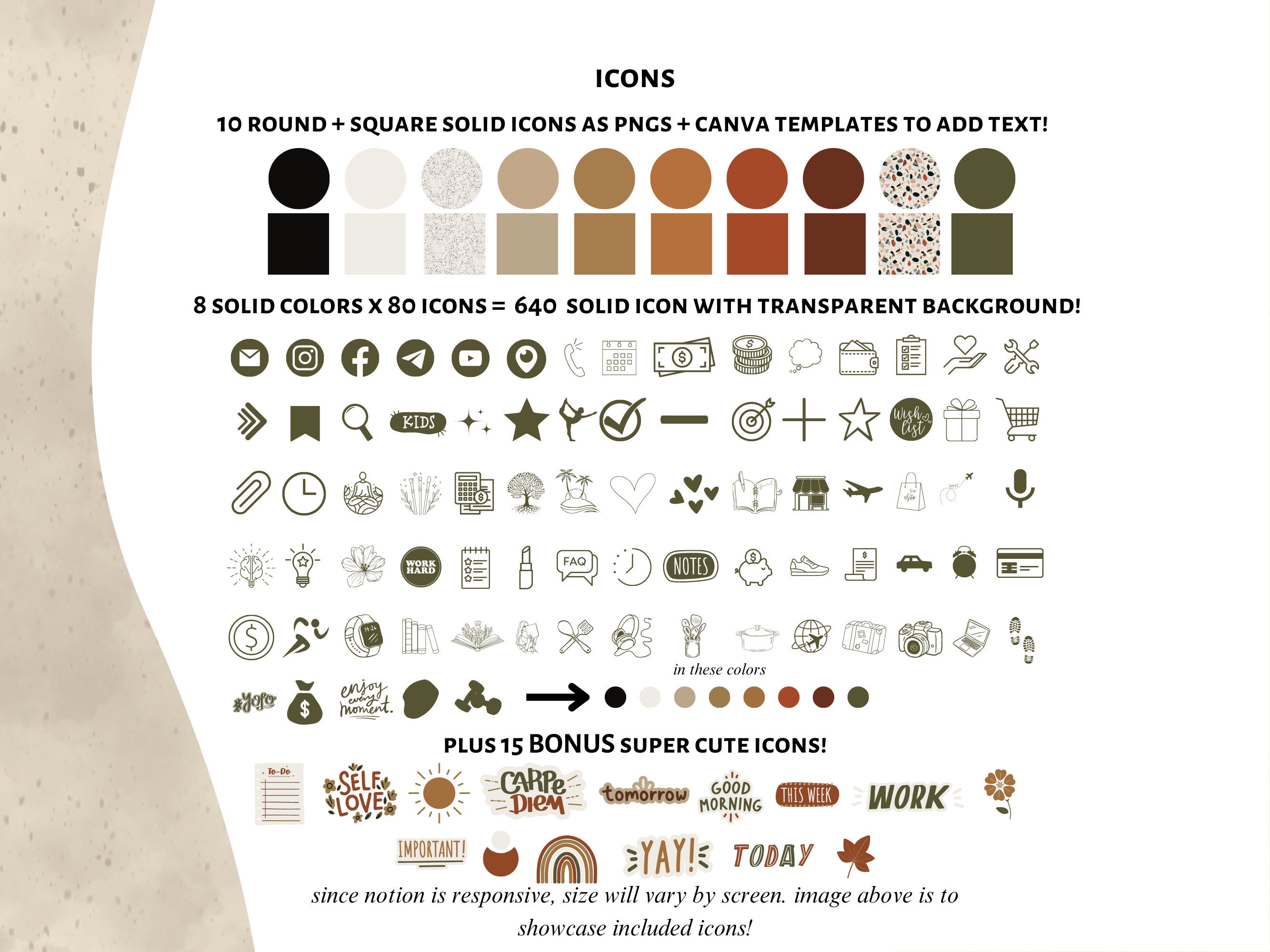 Notion Customization Bundle | Covers Icons Galleries Lines Arches ...