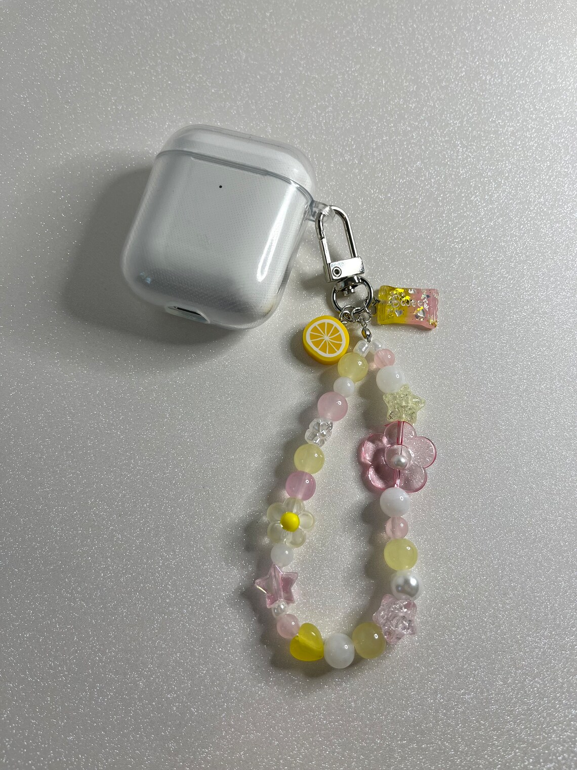 Pink Lemonade Keychain/phone Charm Bag Charm, Purse Charm, AirPod Case ...
