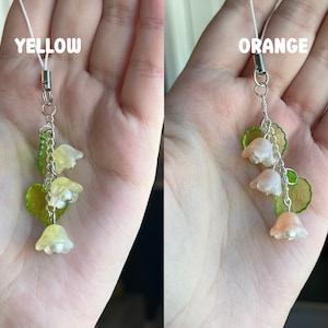 Lily of the Valley Phone Charm | Bag Charm, Keychain | Floral ...