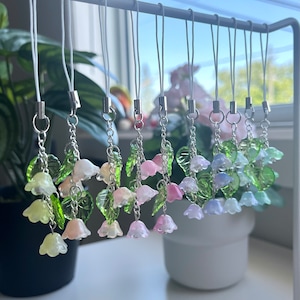 Lily of the Valley Phone Charm | Bag Charm, Keychain | Floral ...