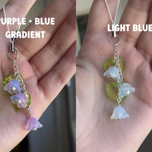 Lily of the Valley Phone Charm | Bag Charm, Keychain | Floral ...