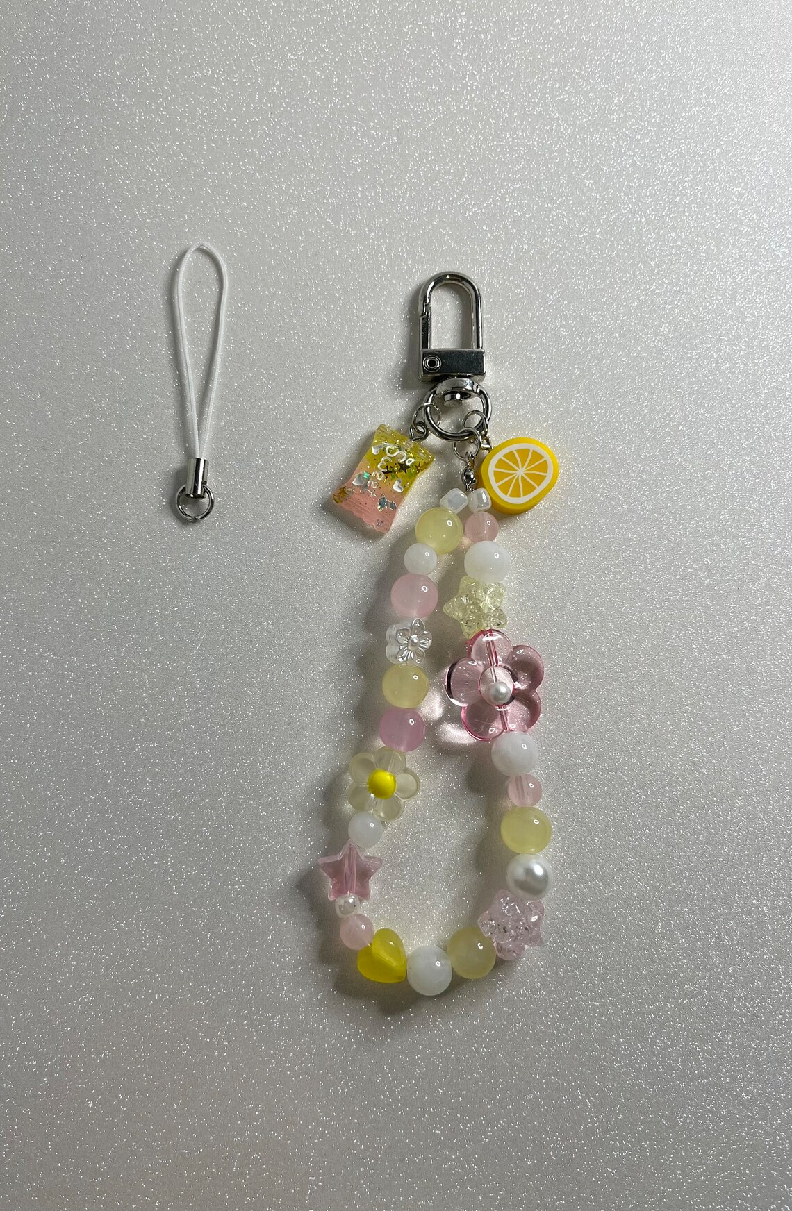 Pink Lemonade Keychain/phone Charm Bag Charm, Purse Charm, AirPod Case ...