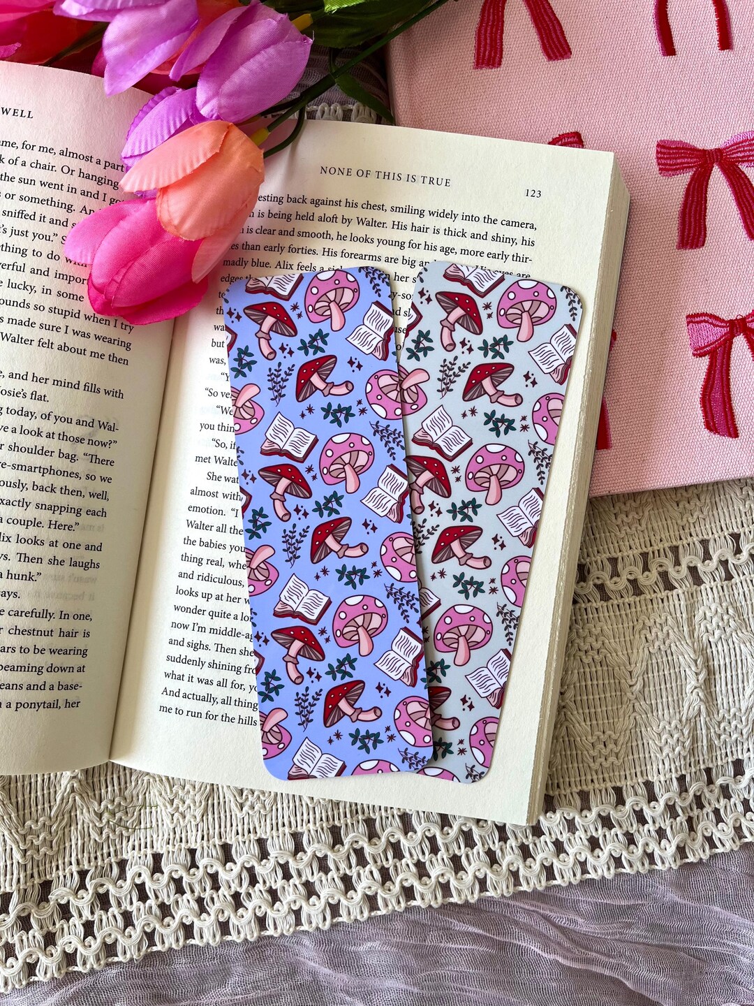 Mushroom Cottagecore Bookmark | Cardstock + Laminated | Forest, Cottage ...