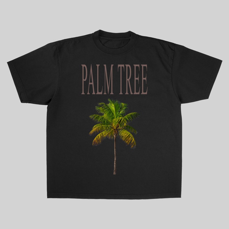 Palm Tree Tee - Etsy