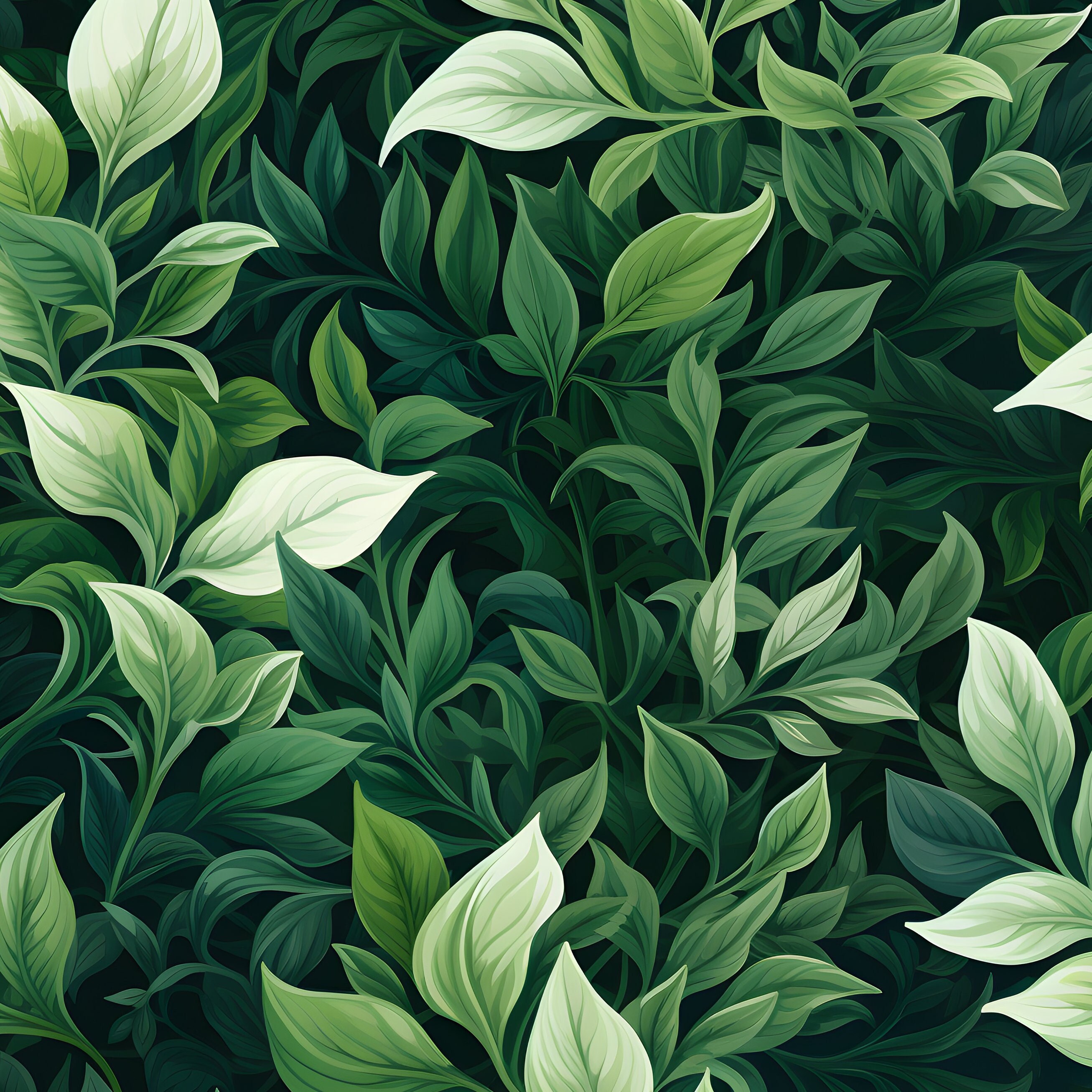 10 Thick Vines Seamless Patterns Digital Bundle, Realistic Vines ...