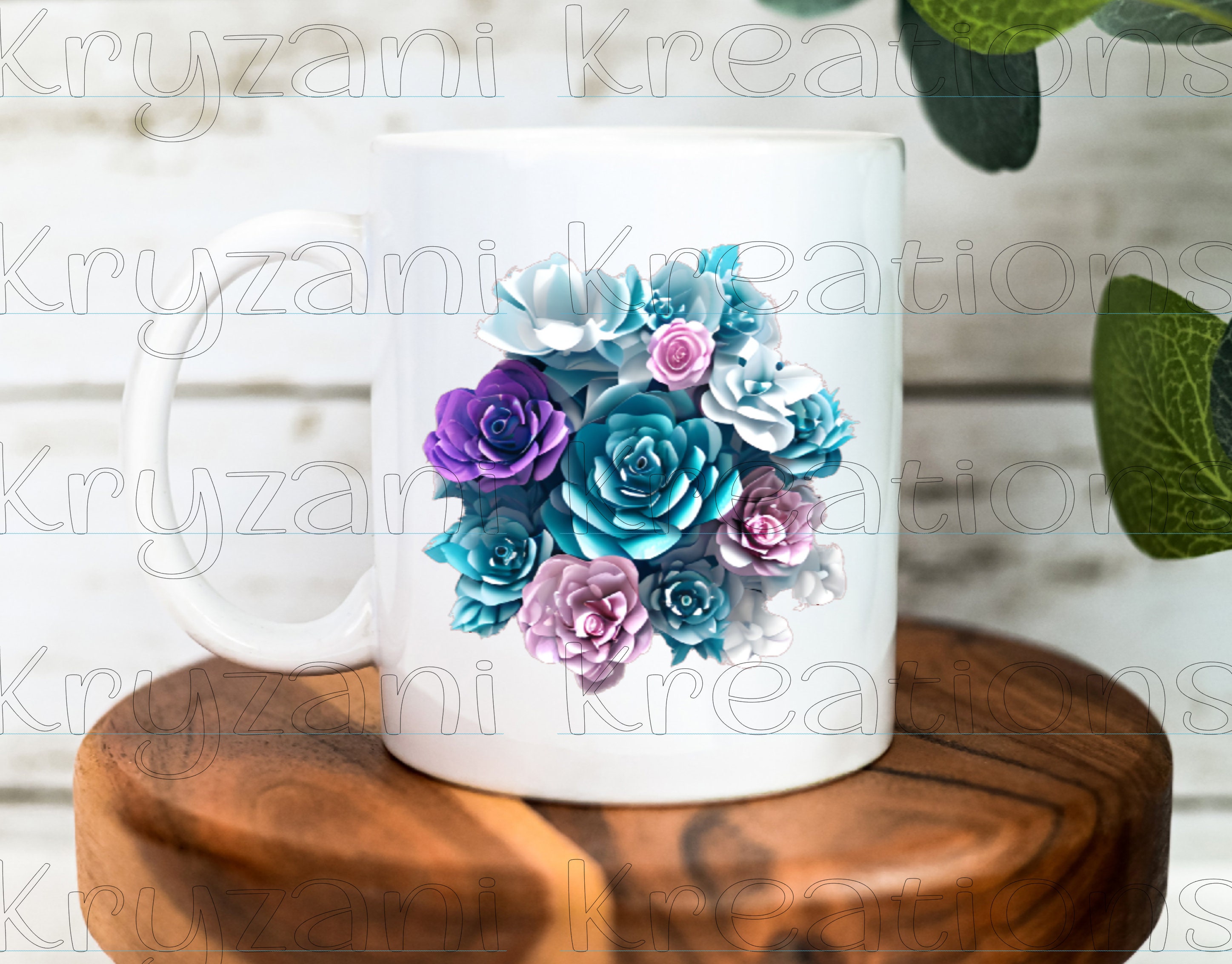 3d Floral Sublimation Designs Bundle, Floral PNG, Sublimation PNG ...