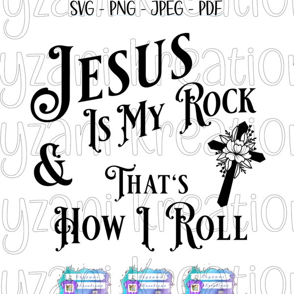 Jesus is My Rock - Etsy