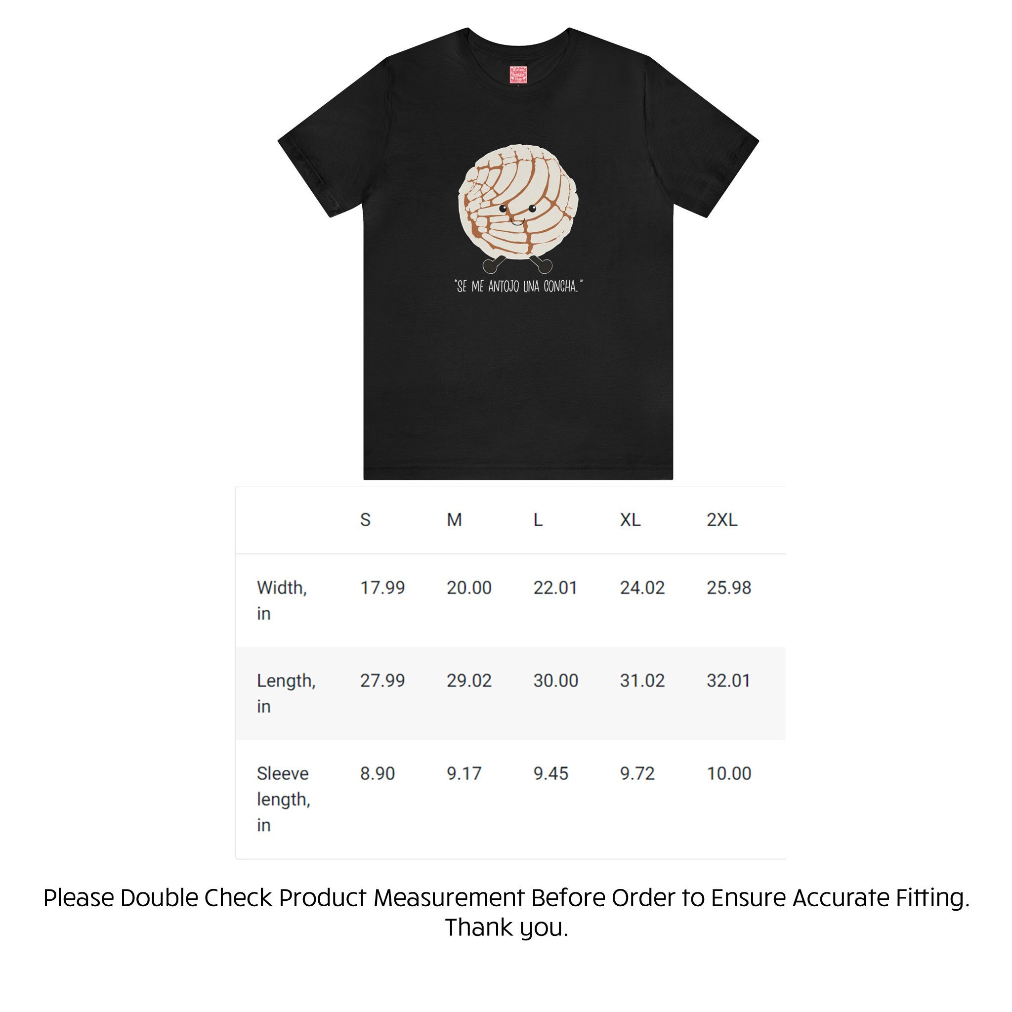 Funny Concha Shirt: Mexican Sweet Bread Tee, Latina Gift - Etsy