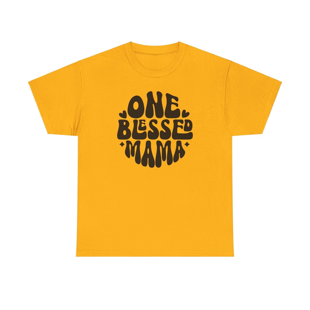 One Blessed Mom Shirt, Mothers Day, Girl, Mommy, Mama, Mom, Gift for ...