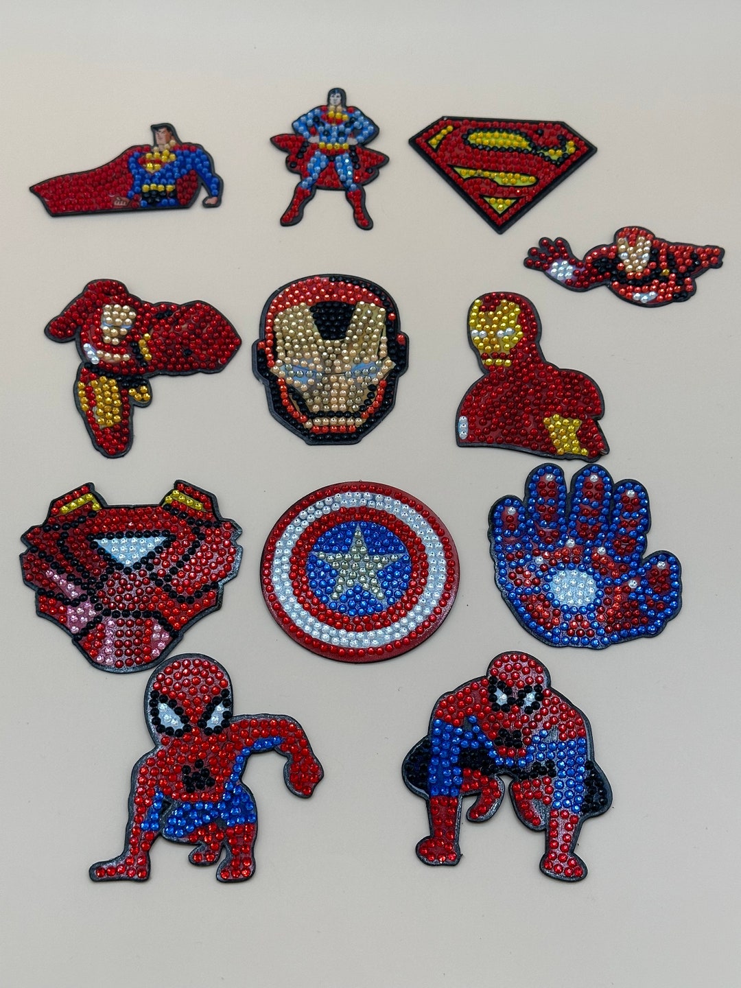 Superhero Refrigerator Magnets| Unique Gift| Bling Magnet| Valentine's ...