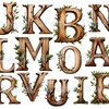 Jungle Alphabet, Cute Safari Animals Clipart, Jungle Animal Clipart ...