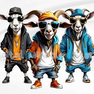 Funny Goat PNG, Goat With Sunglasses, Goat Image, Gangster Goat, Goat ...