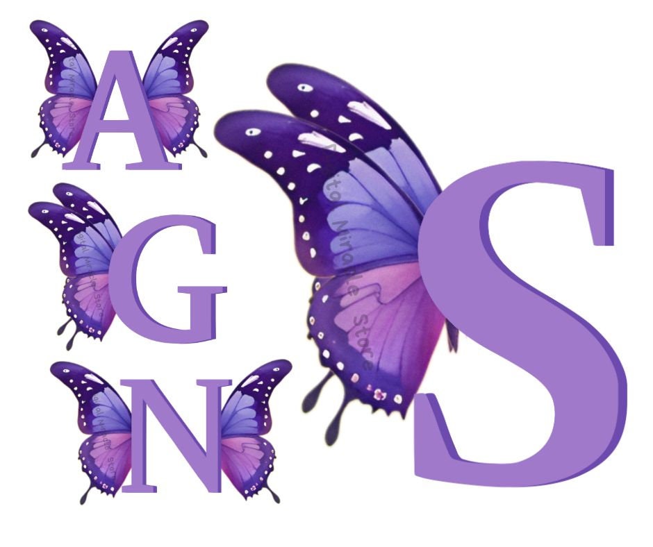 Butterfly Letters, Butterfly ABC, Butterfly Wing Letters, Butterfly ...