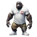 Gorilla Bodybuilder, Gorilaz PNG, Angry Gorilla, Gorilla Rapper ...