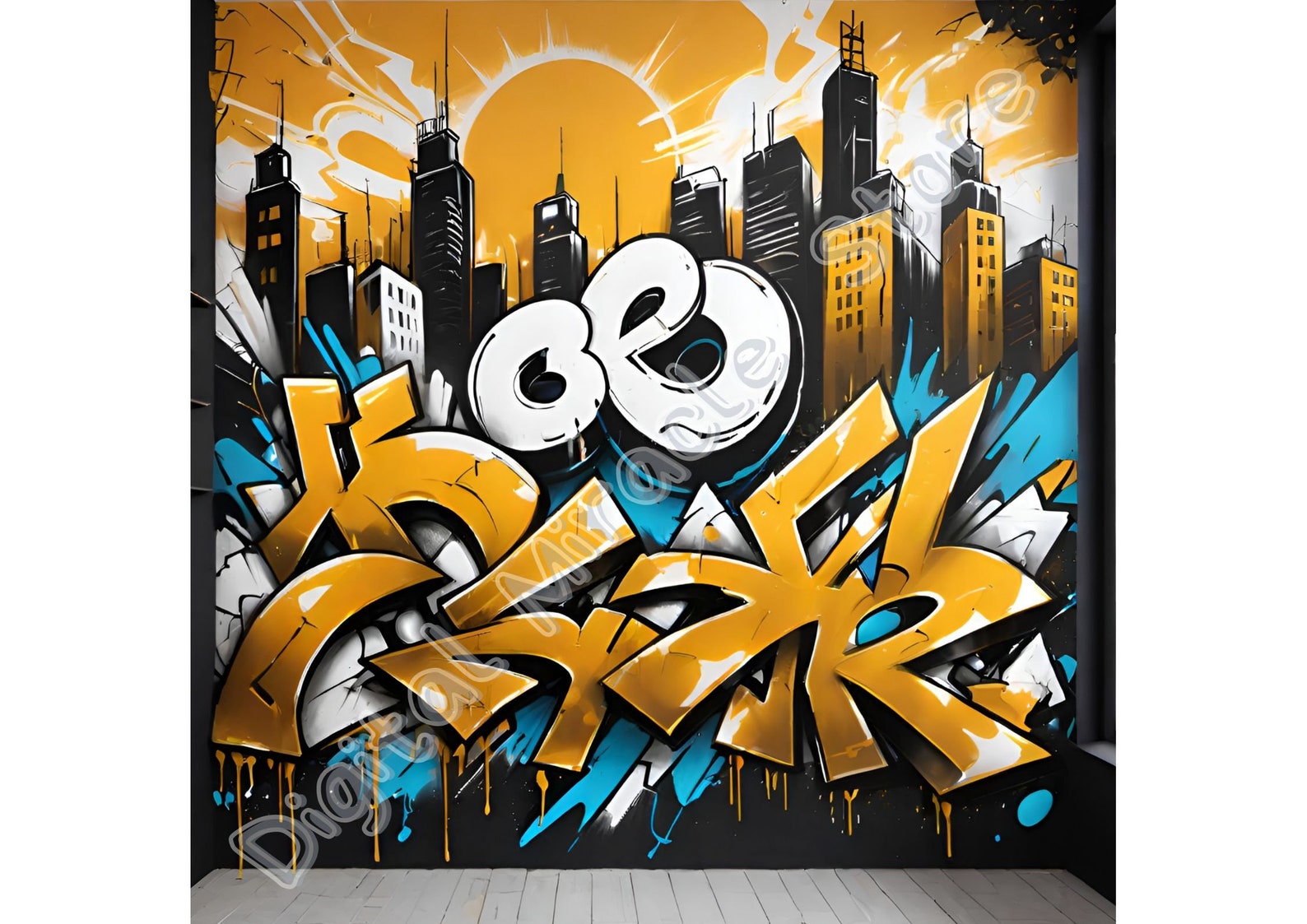 Urban Background, Hip Hop Backdrop, Graffiti Background, City ...