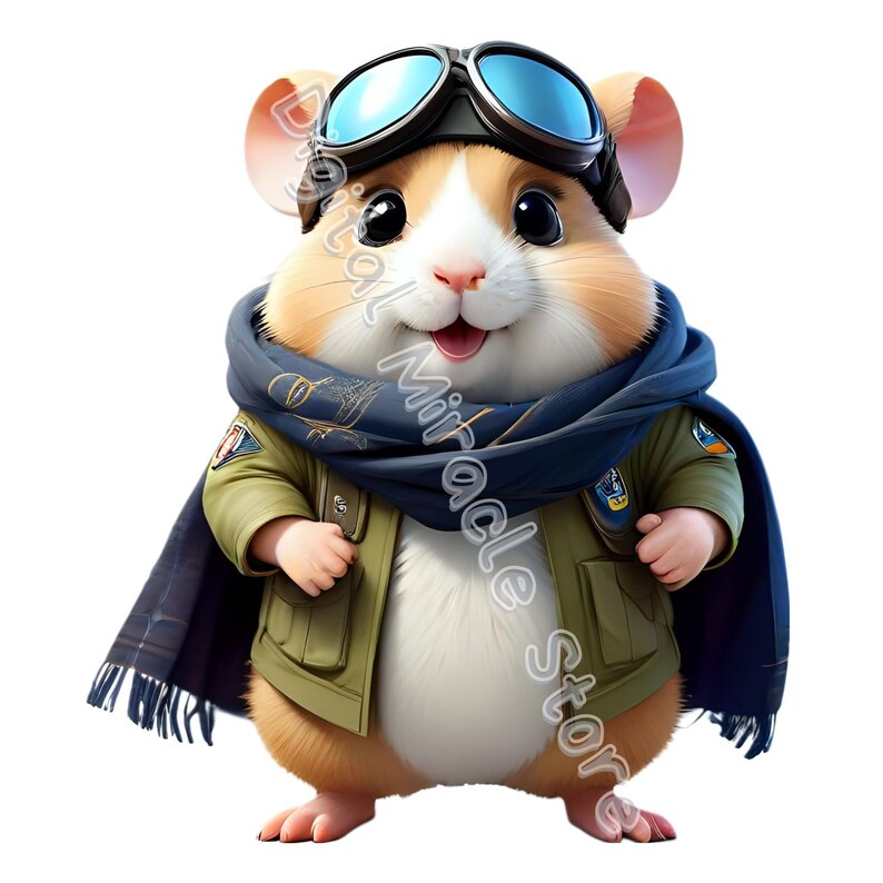 Pilot Hamster, Kombat, Hamster in Clothes, Bitcoin Hamster, Cartoon ...