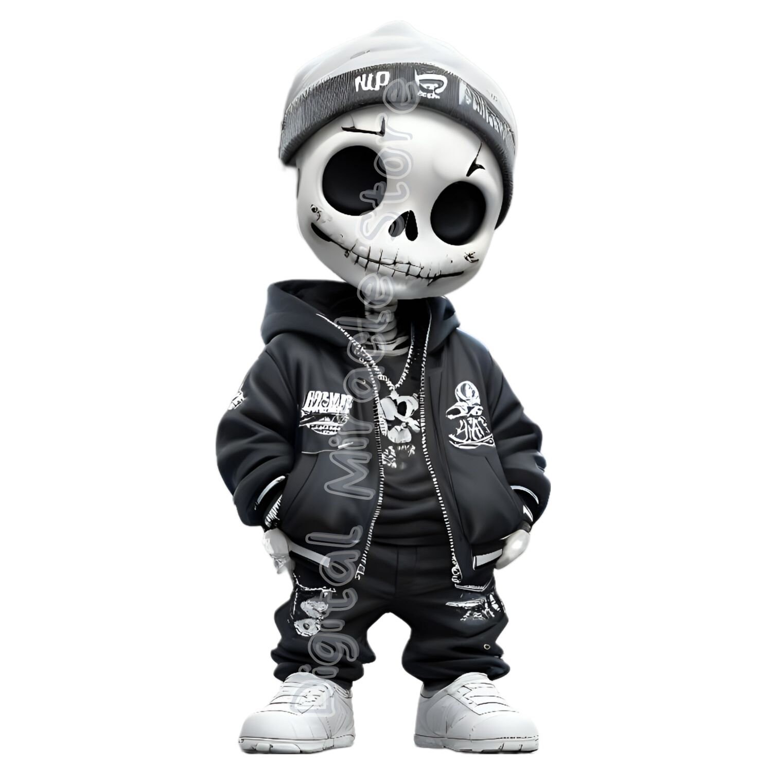Funny Skullboy PNG, Cool Skeleton, Streetwear Skeleton, Graffiti ...