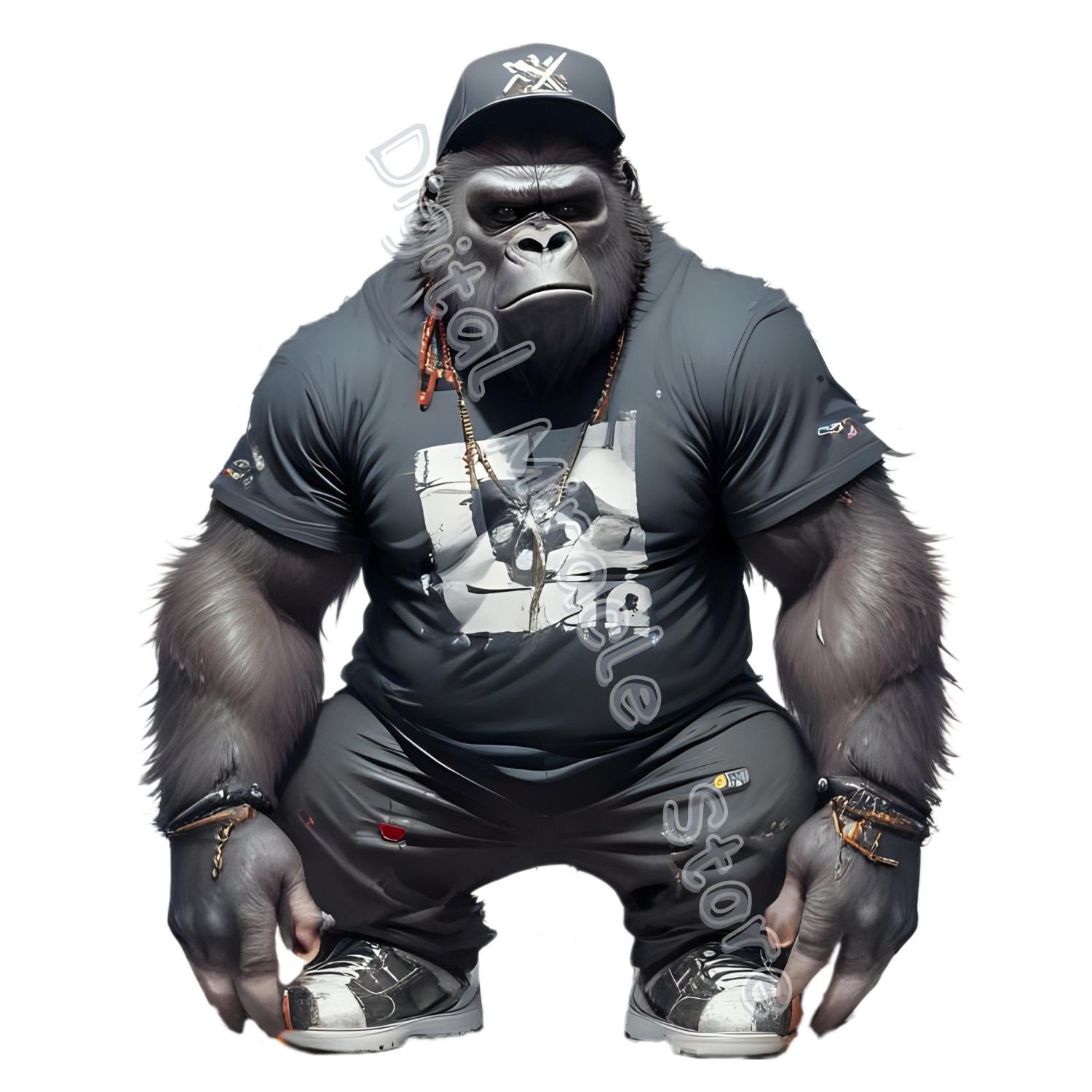 Gorilla Gym, Gorilaz PNG, Angry Gorilla, Gorilla Rapper, Gorilla ...