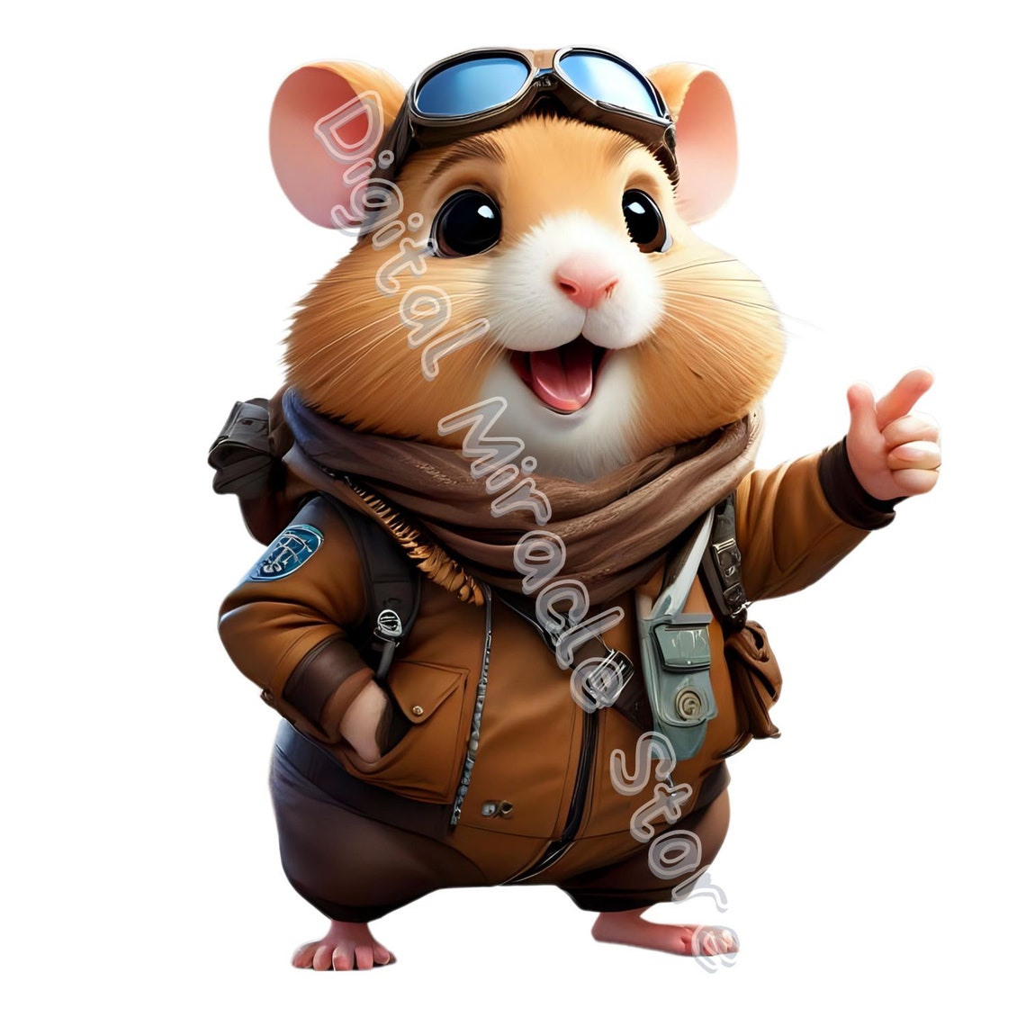 Pilot Hamster, Kombat, Hamster in Clothes, Bitcoin Hamster, Cartoon ...