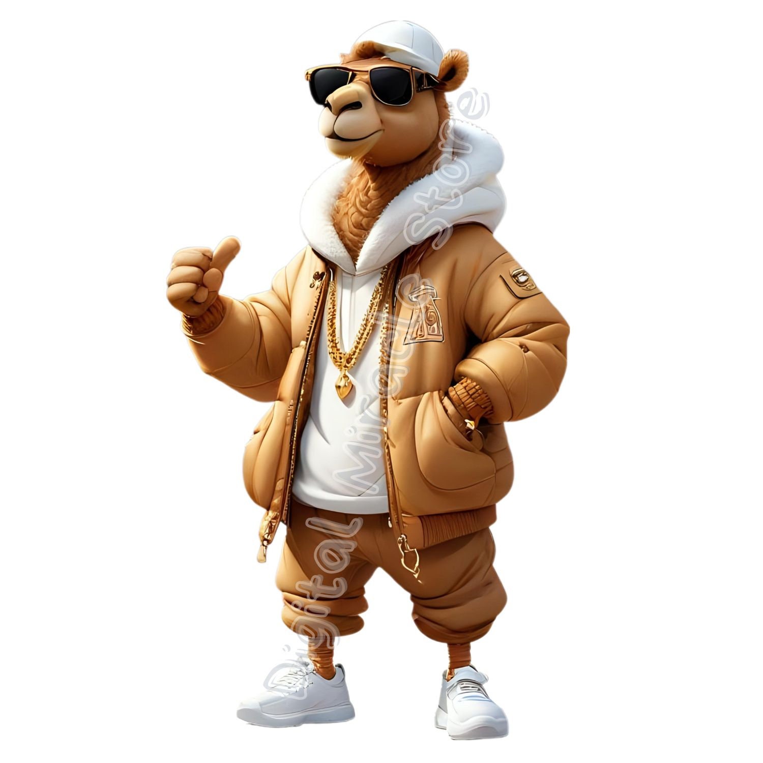 Cool Camel With Sunglasses, Funny Camel, Hip Hop Camel, Streetwear ...