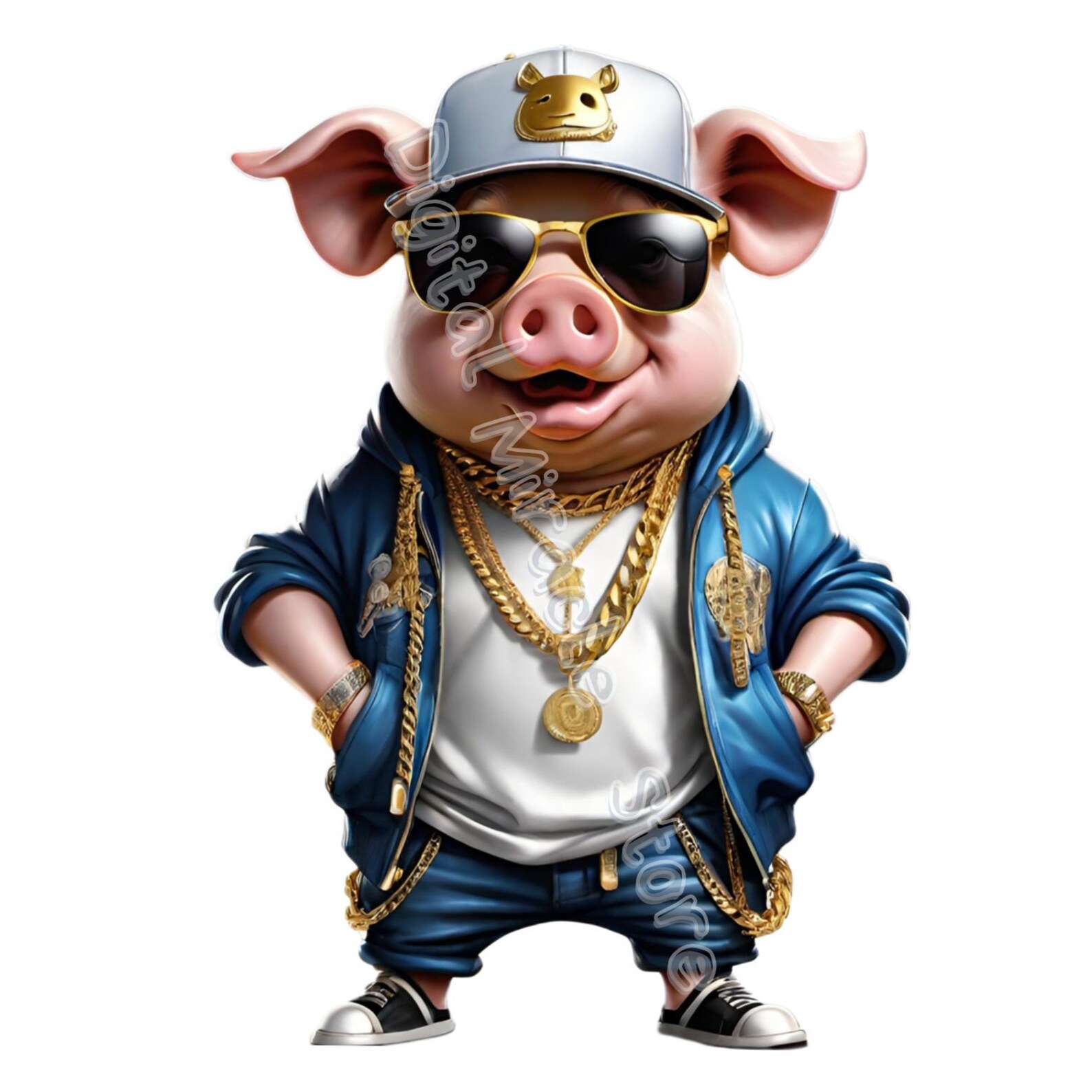 Funny Farm Animal PNG, Funny Pig PNG, Pig With Sunglasses, Pig Clip Art ...