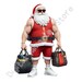 Bodybuilder Santa, Cool Santa PNG, Santa With Sunglasses, Funny Santa ...
