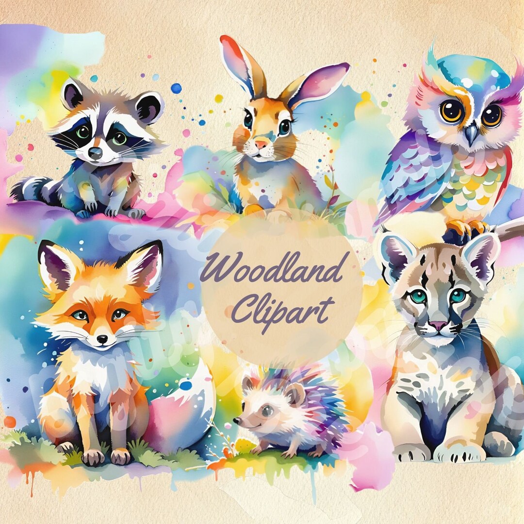 Forest Animals PNG, Forest Animals Clip Art, Woodand Animals PNG ...