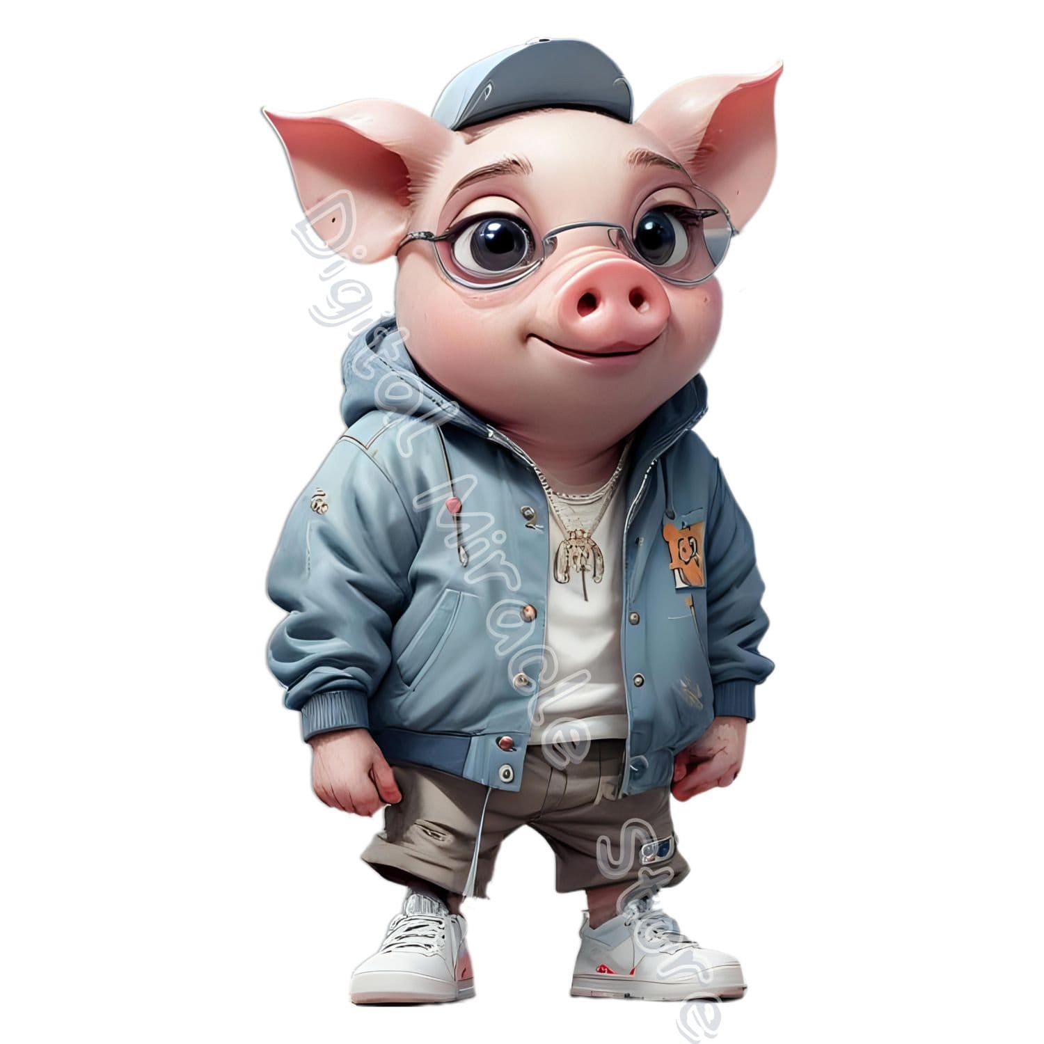 Cool Pig PNG, Hip Hop Pig, Cartoon Pig, Funny Pig PNG, Pig With ...