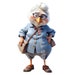Grandma Chicken, Funny Chickens Clipart, Old Age Hen, Chicken With ...