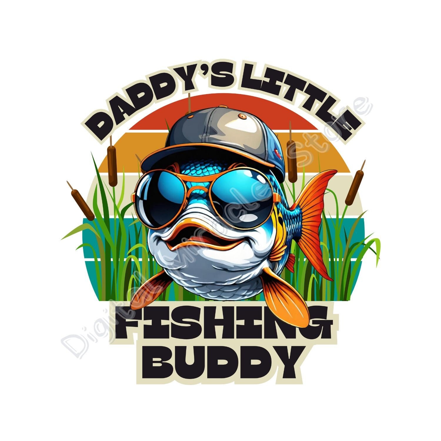 Daddys Fishing Buddy PNG, Little Fisherman, Fishing Toddler Shirt PNG ...