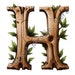 Wood Alphabet PNG, Rustic Font, Wood Letters PNG, Wood Font, Boho ...