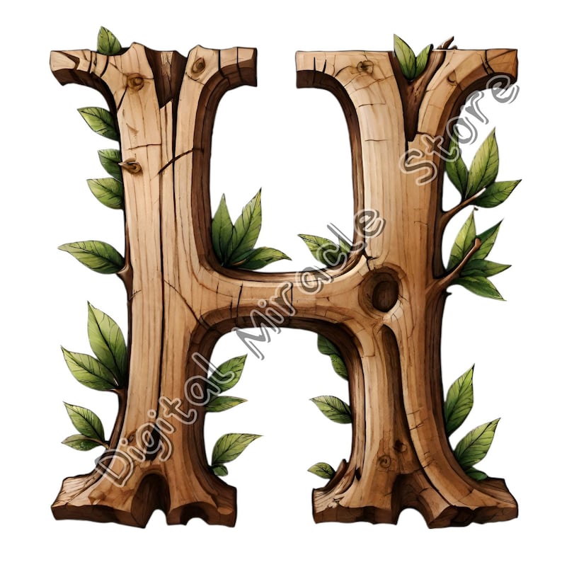 Wood Alphabet PNG, Rustic Font, Wood Letters PNG, Wood Font, Boho ...