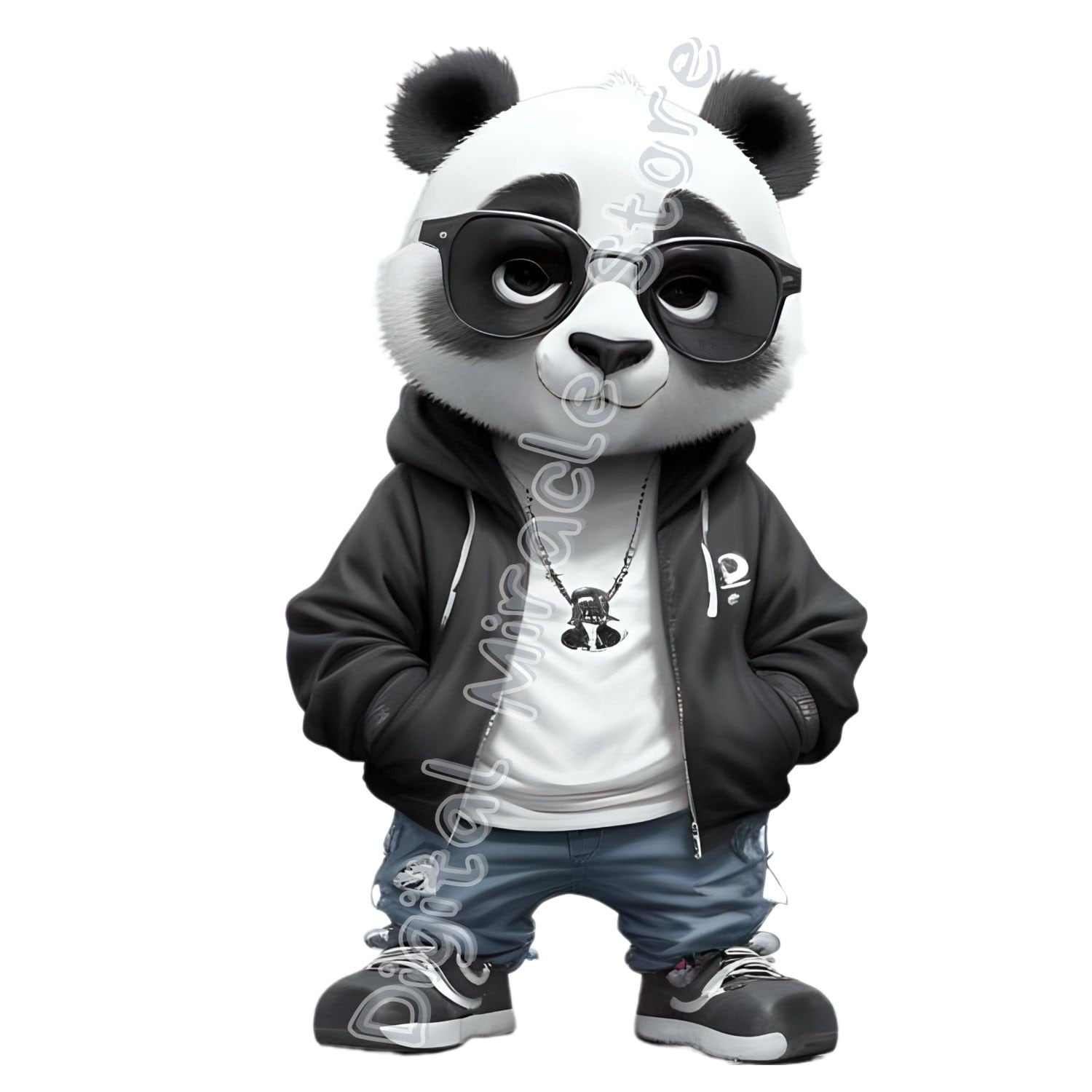 Panda With Sunglasses, Funny Panda, Cool Panda, Hip Hop Panda, Panda ...