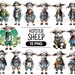 Funny Sheep Clipart, Sheep in Clothes, Cool Sheep, Hipster Sheep, Urban ...