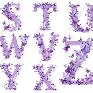 Butterfly Alphabet PNG, Butterfly Letters, Butterfly Clipart, Butterfly ...