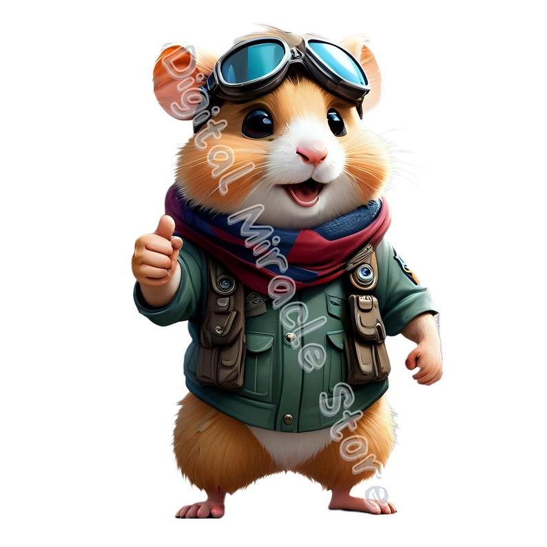 Pilot Hamster, Kombat, Hamster in Clothes, Bitcoin Hamster, Cartoon ...