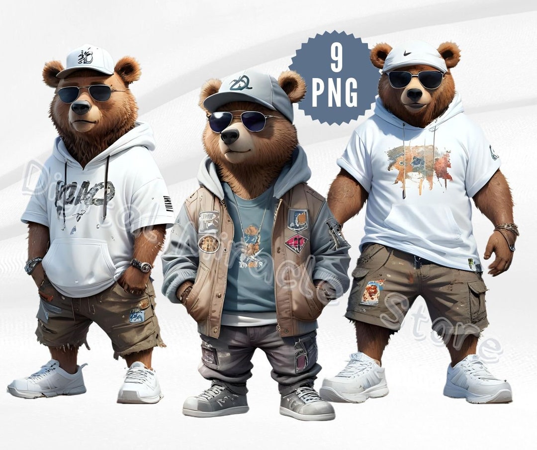 Graffiti Bear, Animated Bear, Bear Clipart, Urban Bear, Cartoon Bear ...