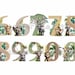 Safari Numbers PNG, Jungle Clipart, Safari Animals, Numbers Clipart ...